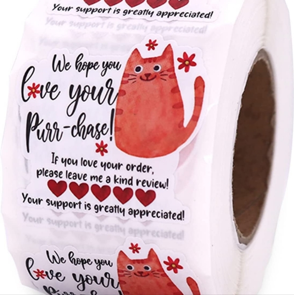 Office | We Hope You Love Your Purchase Stickers | Poshmark